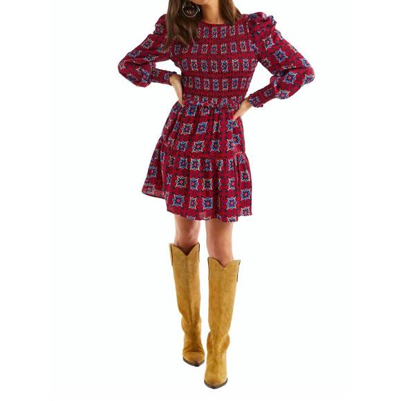 Allison New York | Dresses | New Allison New York Smocked Kaleidoscope ...